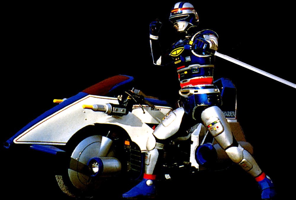 TOKUSATSU TOTAL: SHAIDER - 1984 (宇宙刑事シャイダー , Uchū Keiji Shaidā)