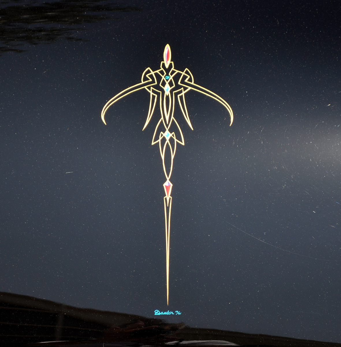 Just A Car Guy: cool pinstriping from the LA Roadster Show