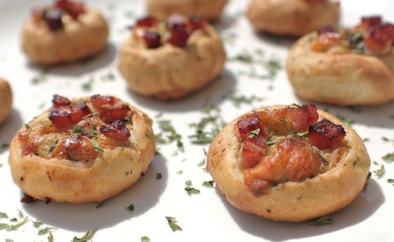 Mini Chicken, Ham Florentine Appetizers | What's Cookin' Italian Style ...