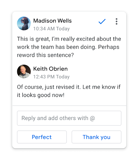 Google Workspace Updates Save Time Replying To Comments In Google Docs With Smart Reply Google Workspace Updates Save Time Replying To Comments In Google Docs With Smart Reply