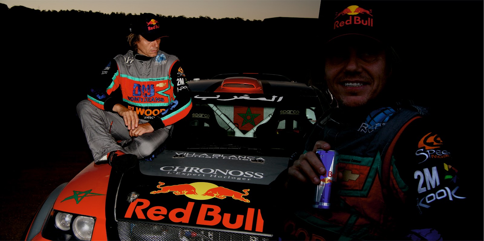 Red Bull Maroc partenaire du Morocco Racing team: Morocco Racing Team