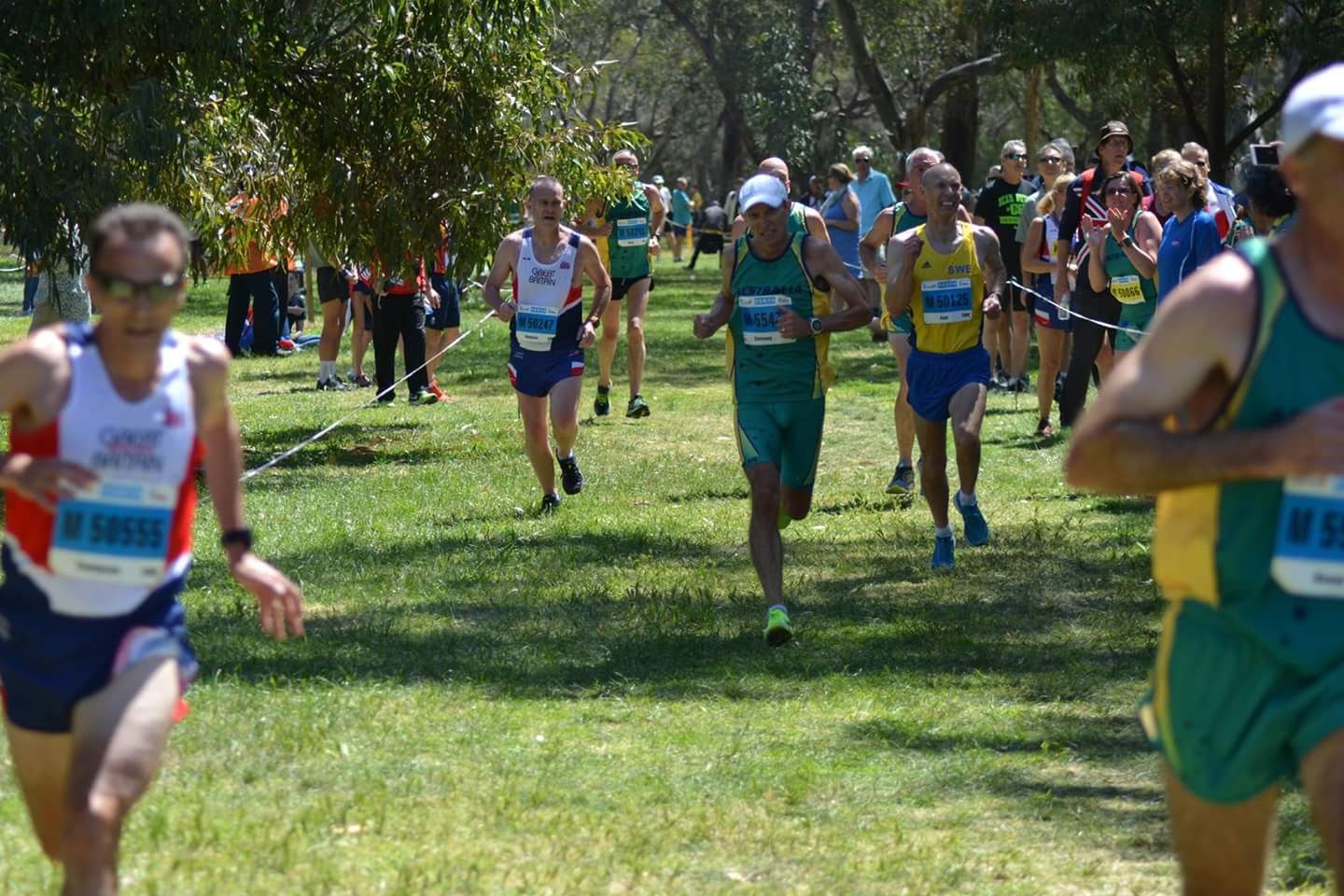 running masters: World Masters Athletics Championships Perth 8km XC M55 1st