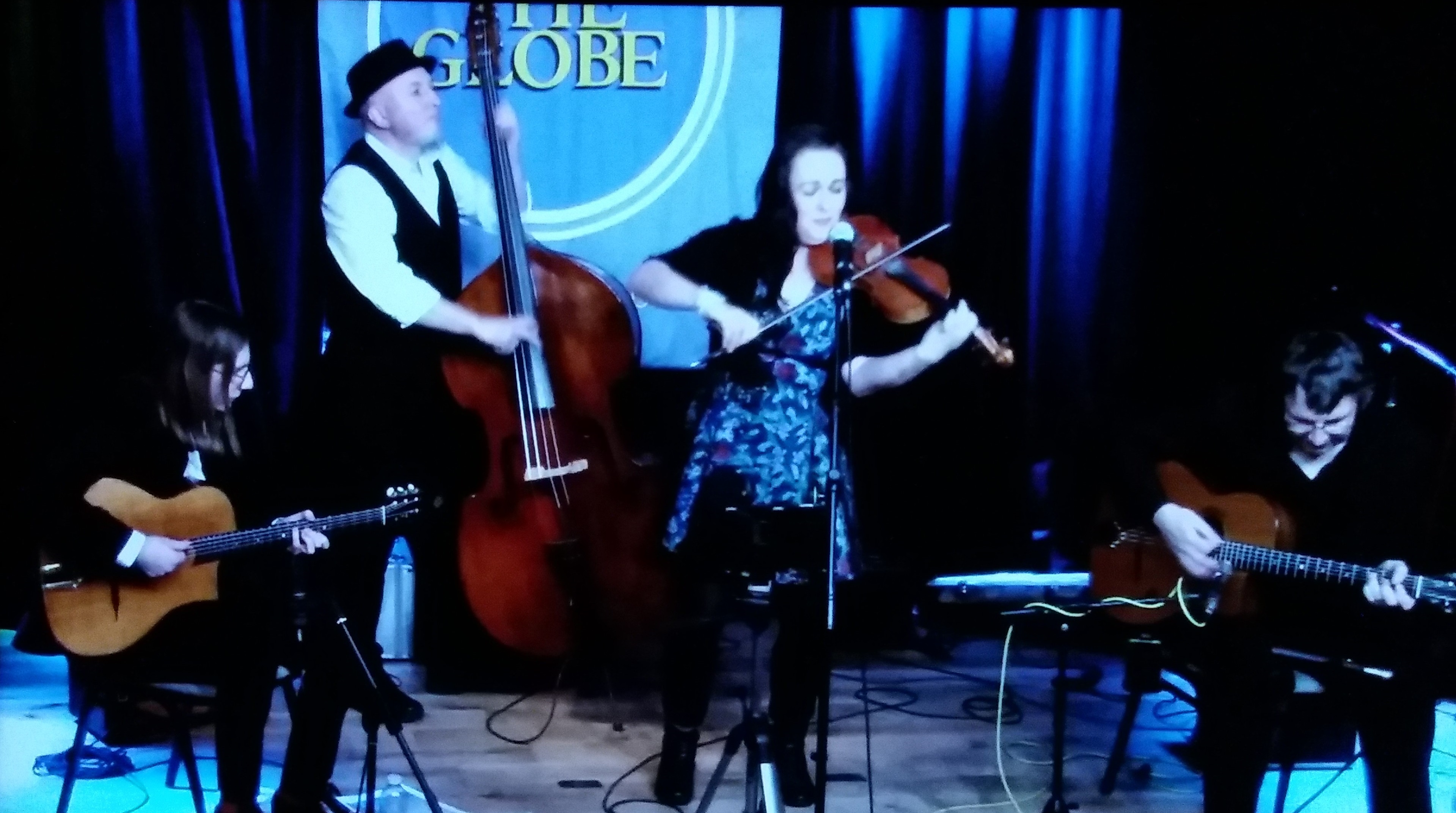 bebop spoken here: Emma Fisk's Hot Club du Nord live streaming from The ...