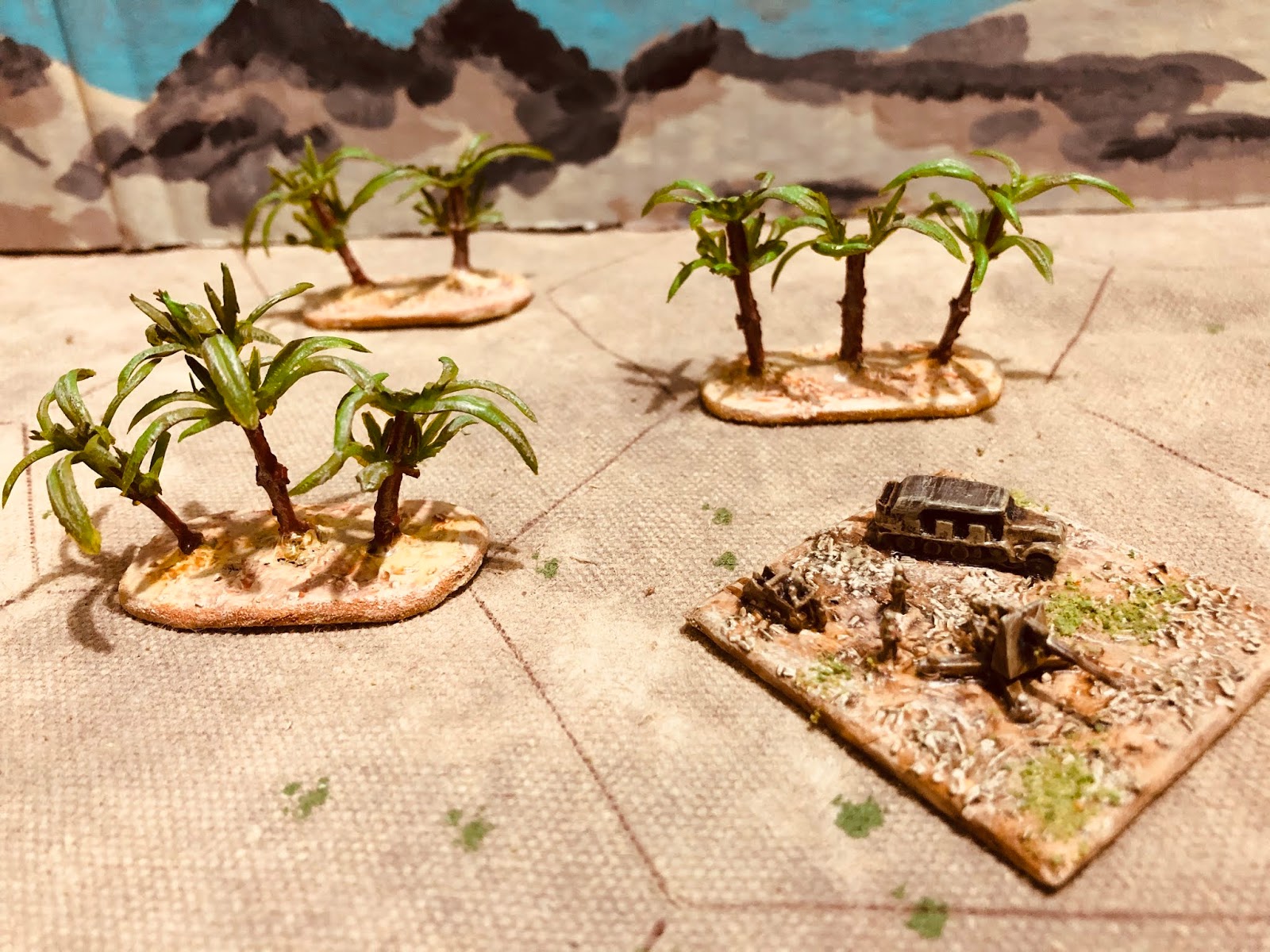 Grid based wargaming - but not always: WW2 Western Desert terrain additions