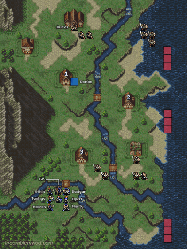 My Fire Emblem Blog: Thracia 776 Map Design Review: Chapters 1 - 5