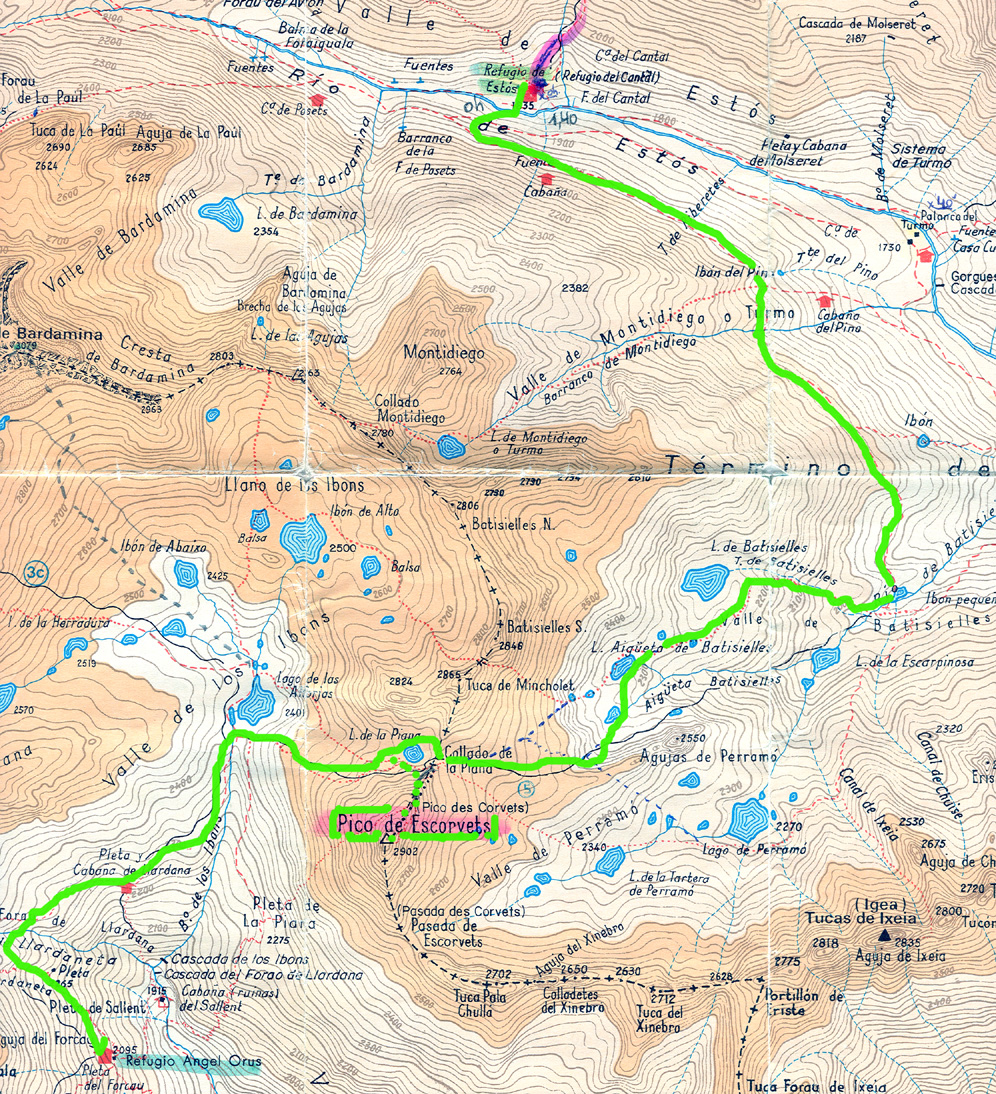 BESO AL PIRINEO: Día 3º: TRAVESÍA del REFUGIO ÁNGEL ORÚS al REFUGIO ...