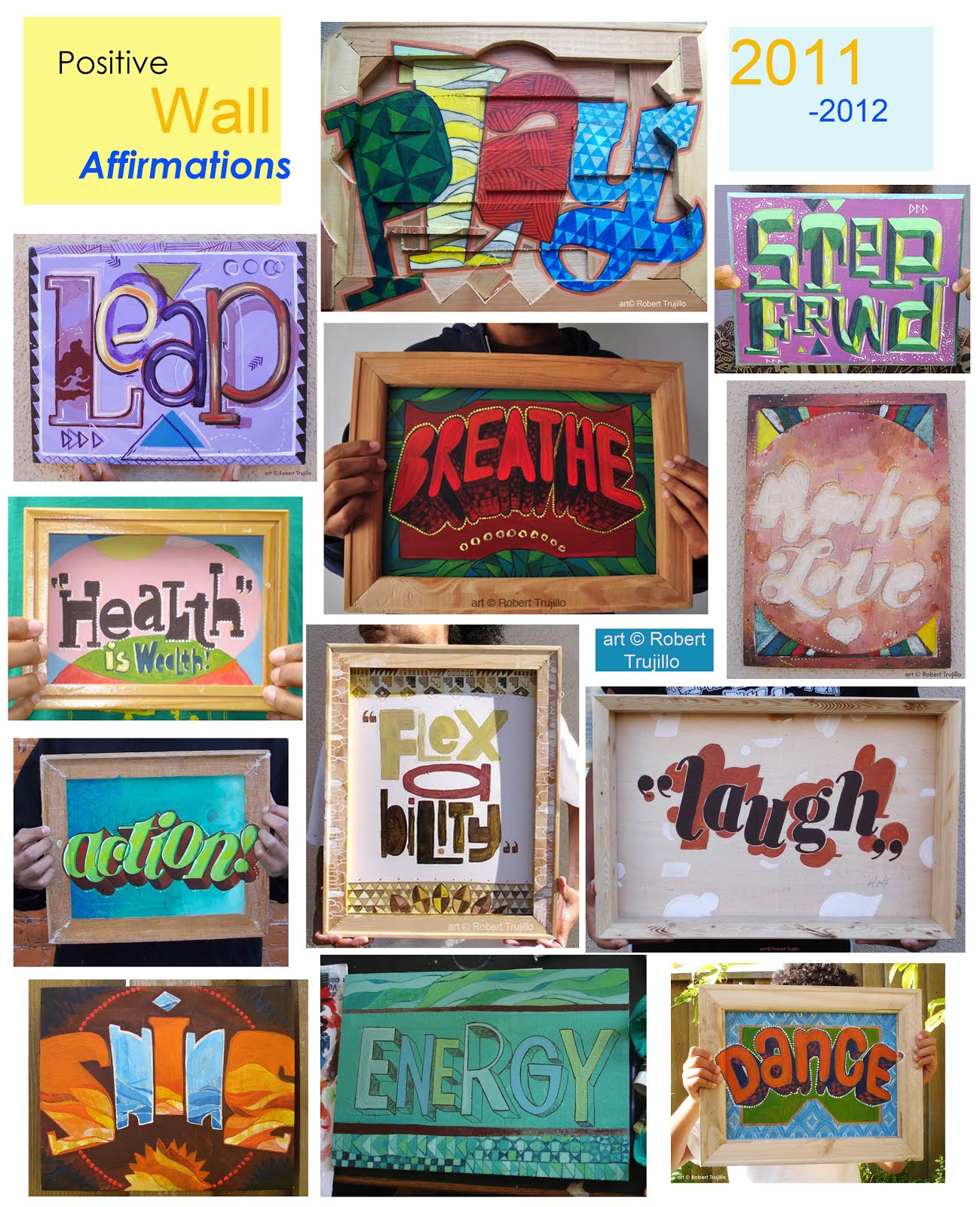 Investigate.Conversate. Illustrate: Collage : Positive Words