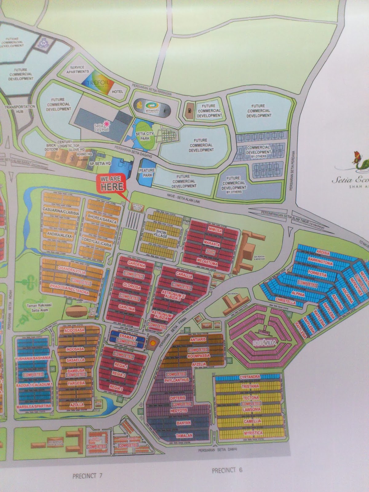 赤道旅人: Setia Alam Master Plan