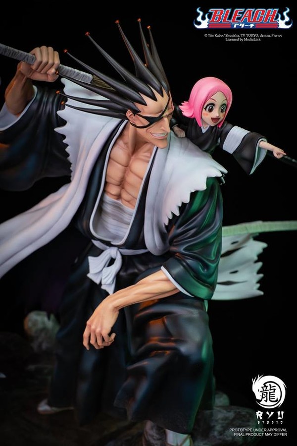 Figuras: Prototipo a color de Kenpachi y Yachiru Kusajishi de "Bleach ...
