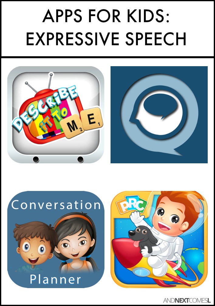 Speech Apps for Kids to Work on Expressive Language & Conversation ...