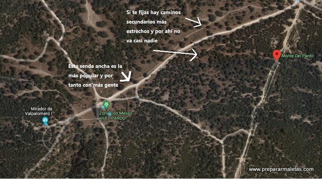 Ruta por Miradores del Monte de El Pardo en Madrid