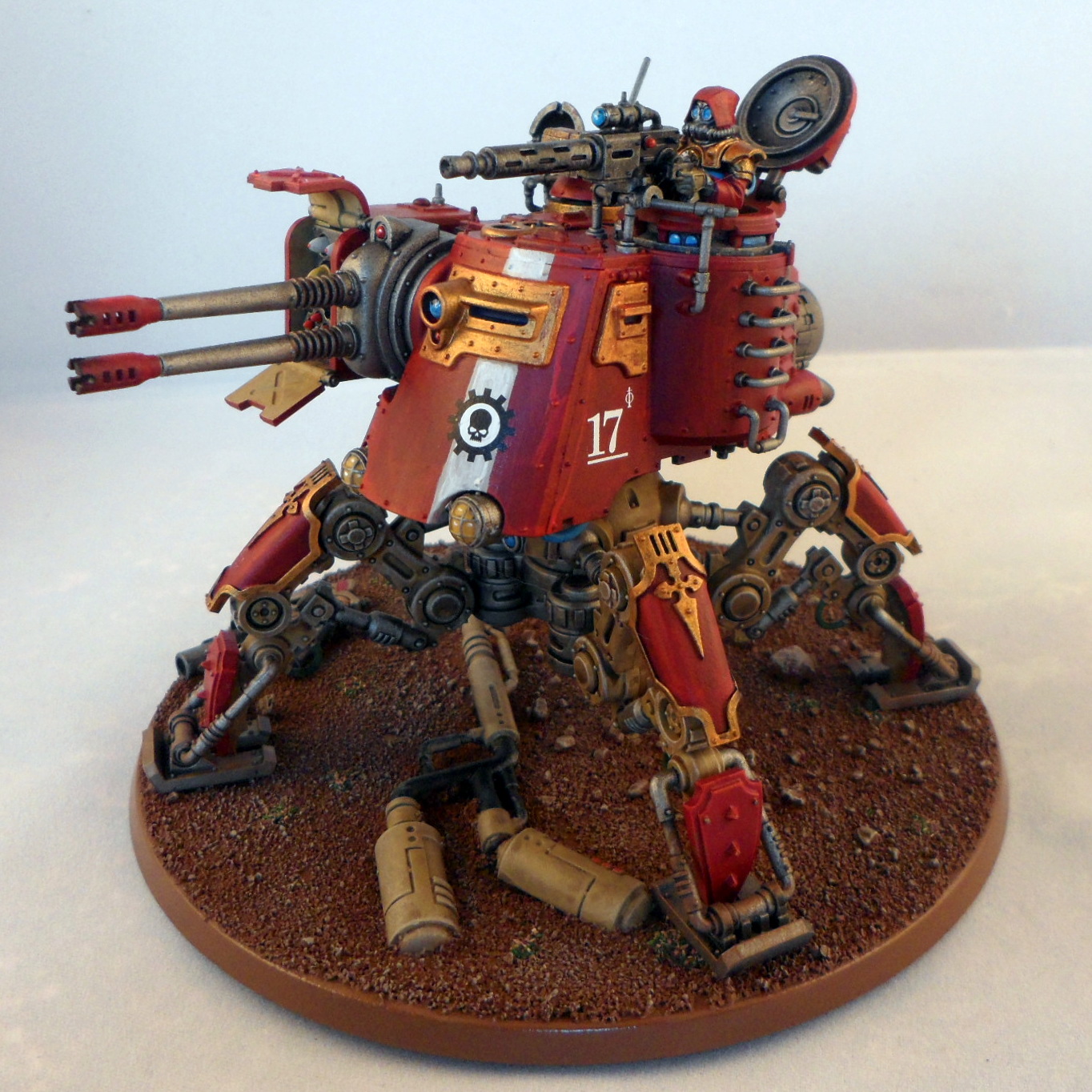 WeeMen: Adeptus Mechanicus Skitarii Onager Dunecrawler w/ Icarus Array