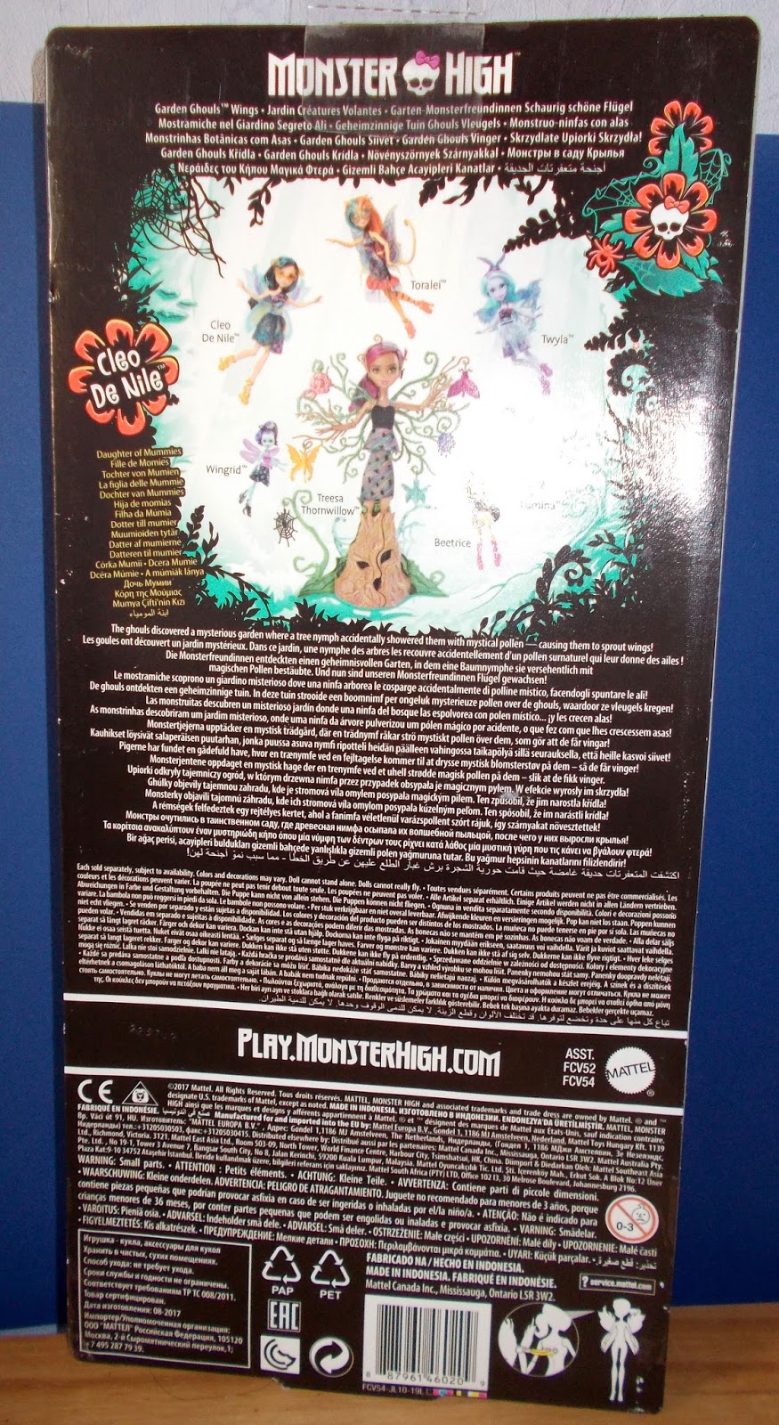 Calaminthes Clawdeen & Fashiondoll Friends: REVIEW: Garden Ghouls Cleo ...