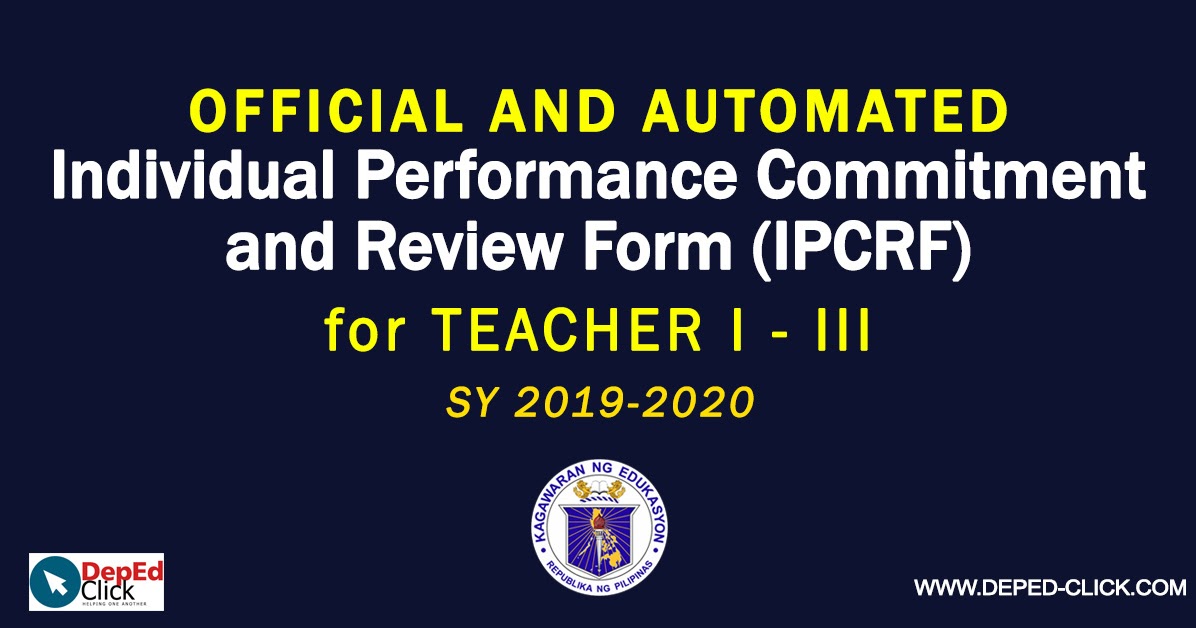 Automated Individual Performance Commitment and Review Form (IPCRF) for ...
