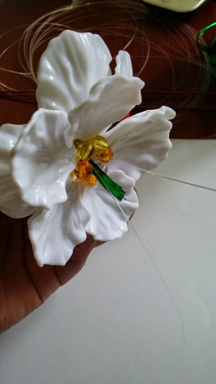 Sang Anggrek Merpati: Tutorial - (Akrilik - Teknik merangkai bunga pada ...