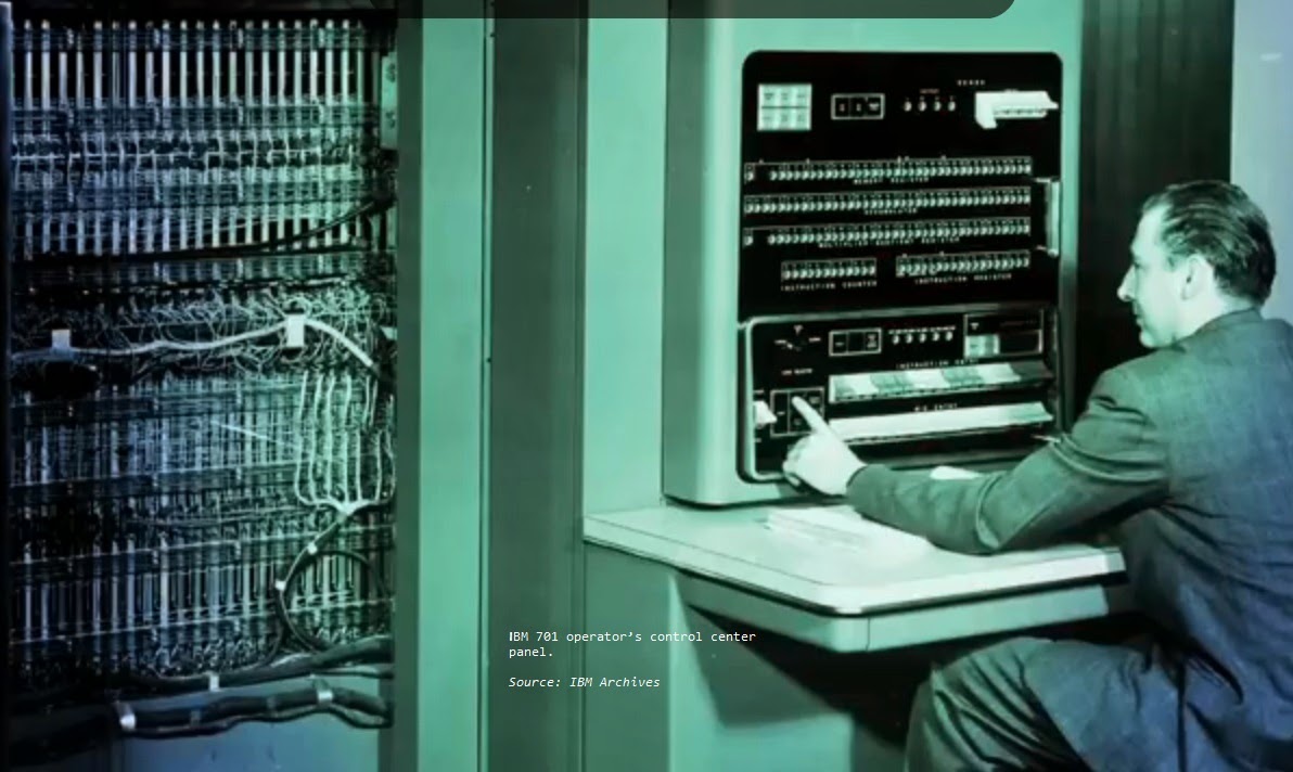 Bits and Bytes OnLine: IBM's first large-scale electronic computer