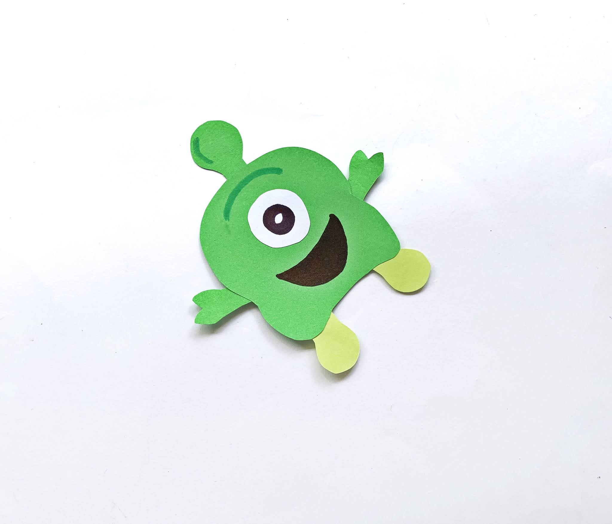 How to Make a Cute Alien Bookmark {with free template}