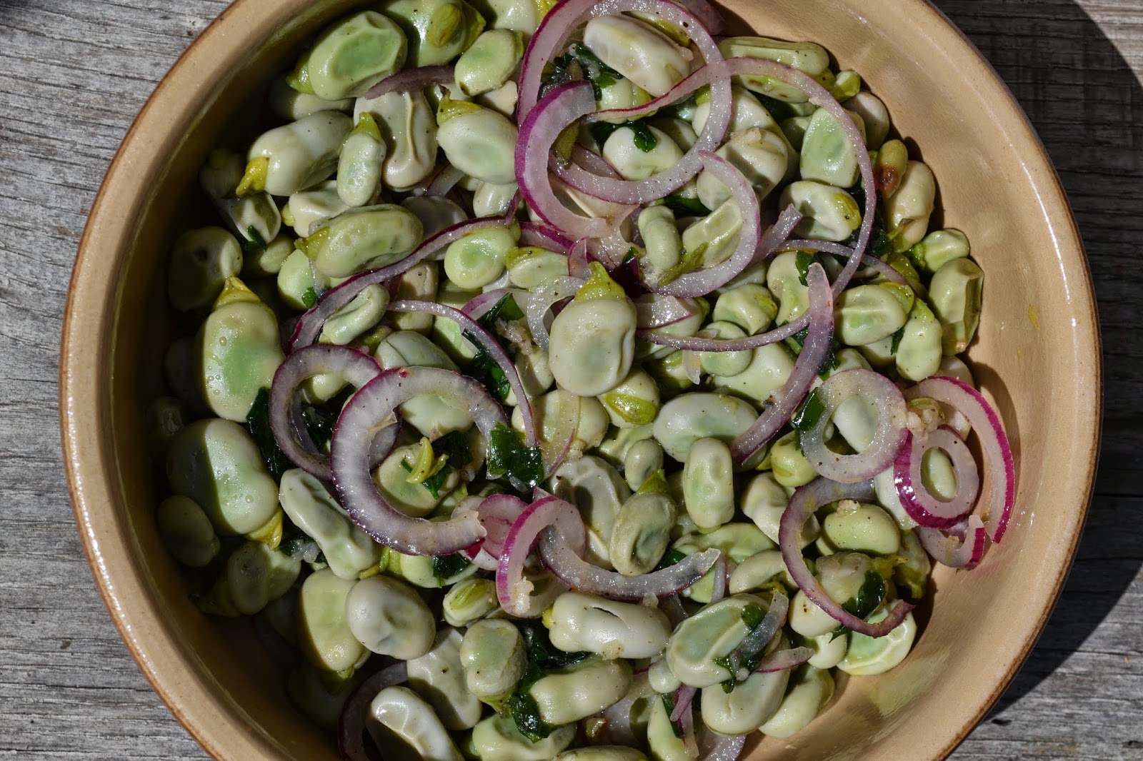 Salade de fèves | Le Cookbook de Bikou