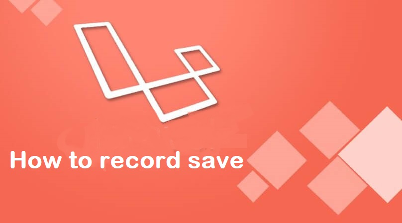How to insert records in Laravel using database