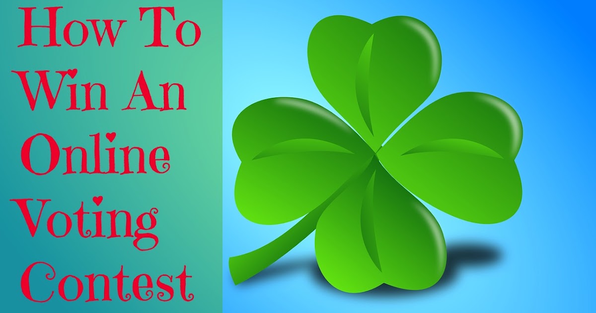 The Stay At Home Gnome: 5 Ways to Win a Voting Contest