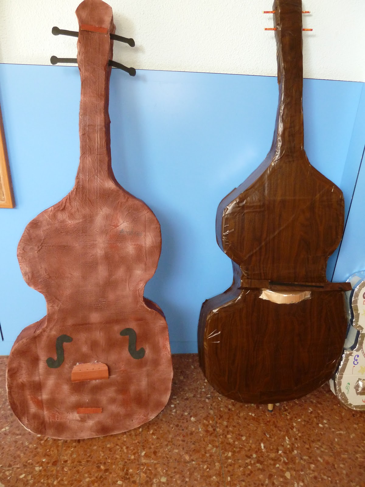 tica tica música ¡plas!: Instrumentos de cartón