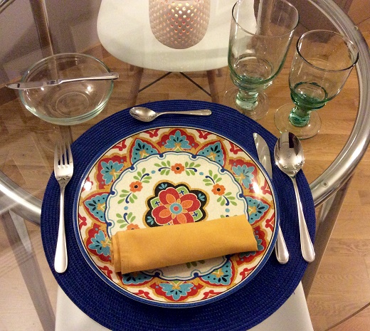 Mesa para cena informal