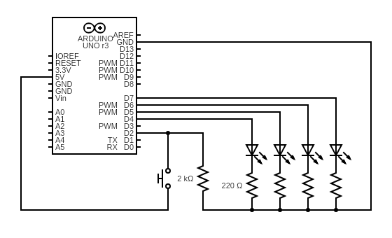 lackluster studios: Arduino - Binary Counter lackluster studios: Arduino - Binary Counter