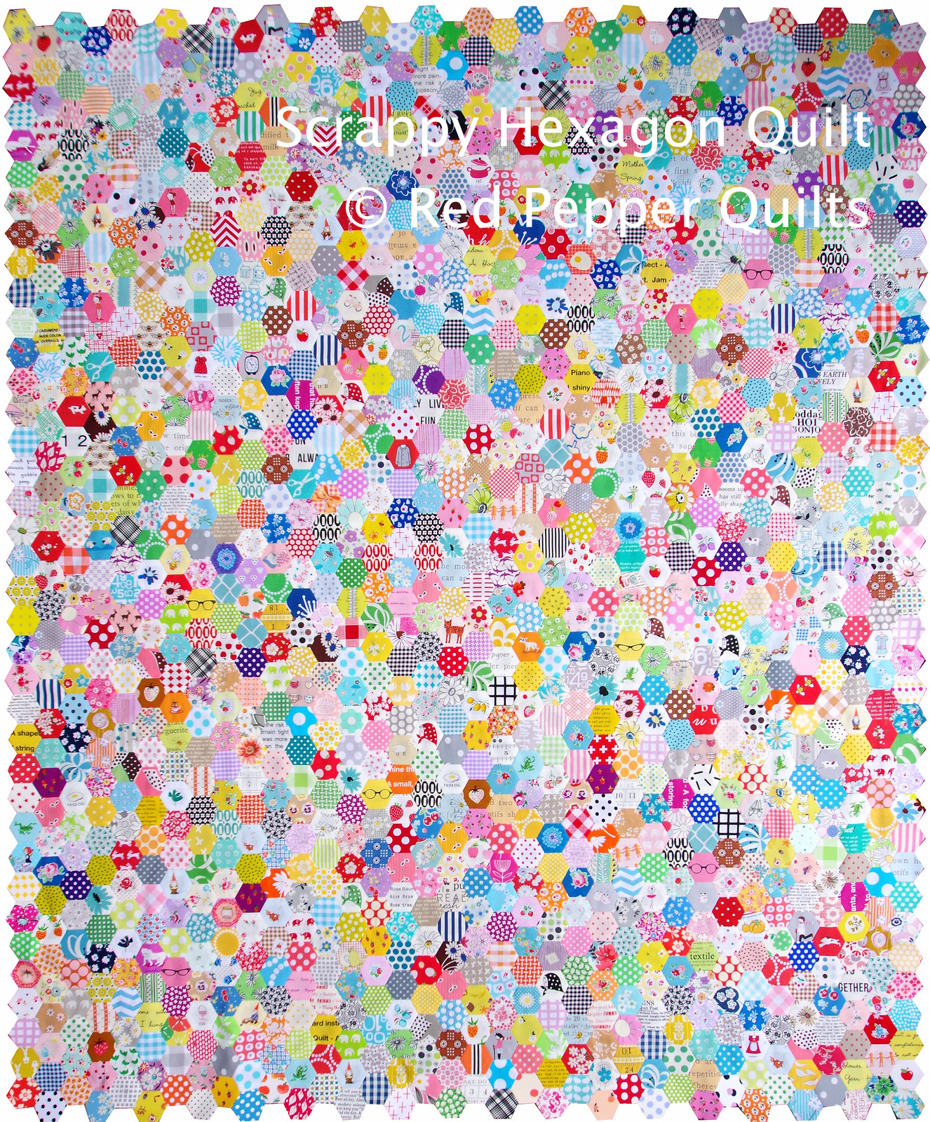 Red Pepper Quilts: A Scrappy Hexagon Quilt - Part 1