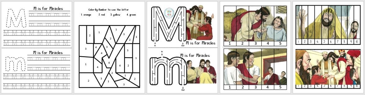 Bible Fun For Kids: Jesus did Miracles in Matthew