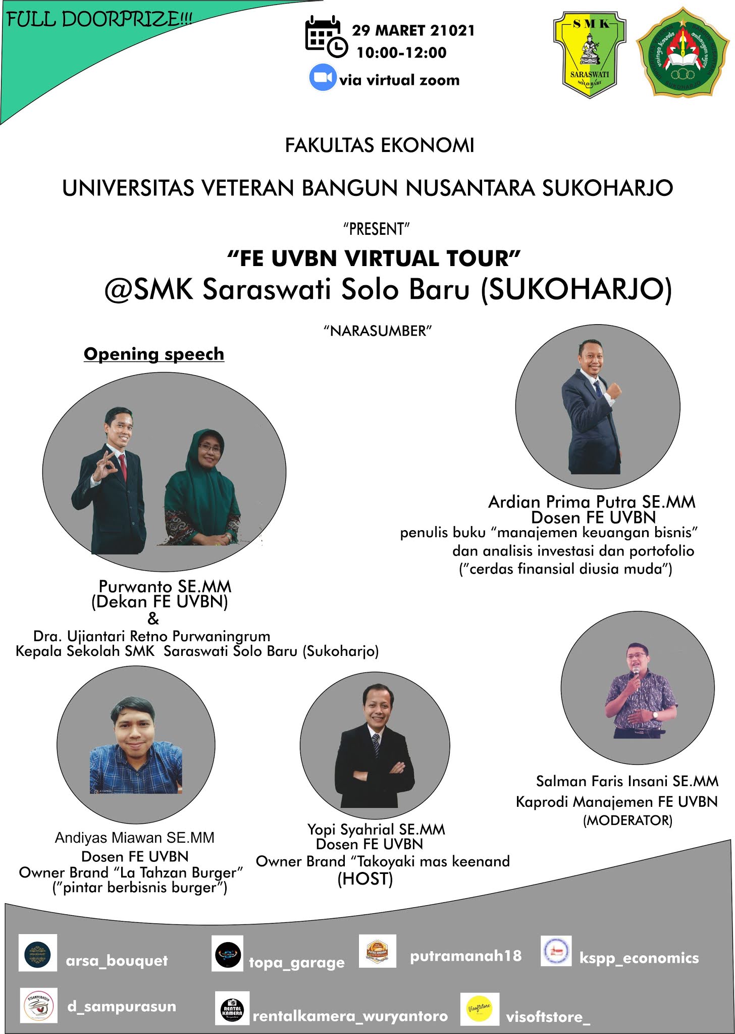 Fakultas Ekonomi Univet Bantara Sukoharjo dan SMK Saraswati Solobaru Sukoharjo Bersama ...