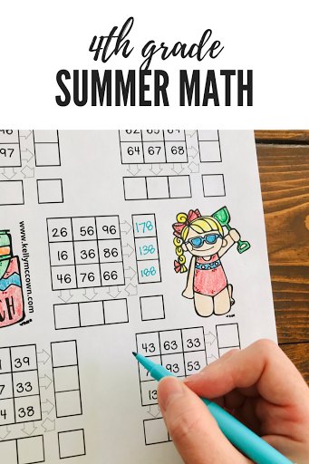 Kelly McCown: Summer Math Packet 4th Grade to 5th Grade