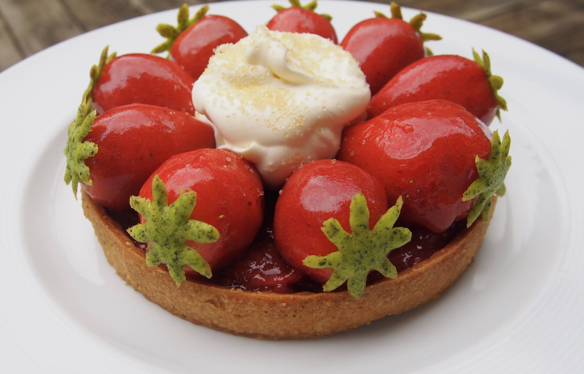 Fraises au sucre de François Perret - Cuisine et patisserie