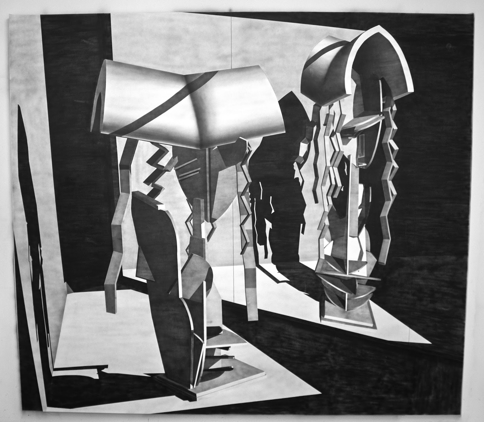 Plutonian Pictures: "Interrogation Spotlight" / Avery Singer