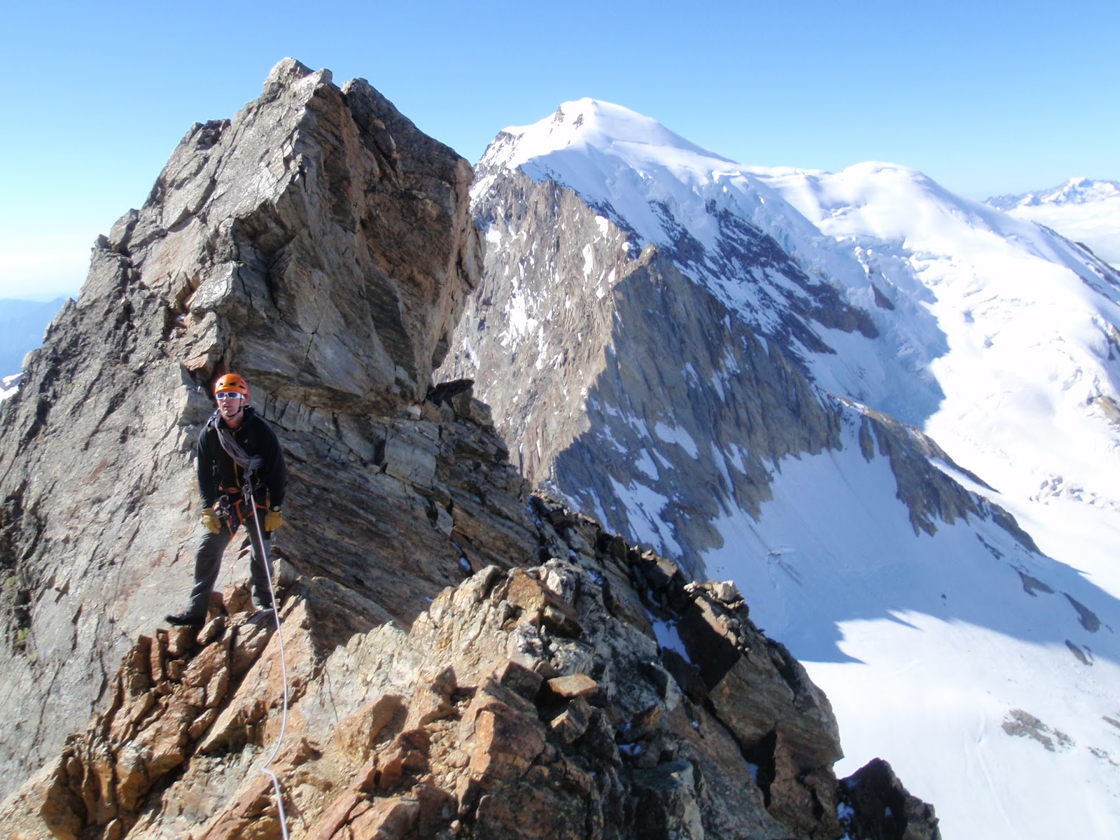 Guy Steven Guiding: Lagginhorn South Ridge