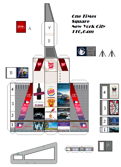 Paper Models of Monuments