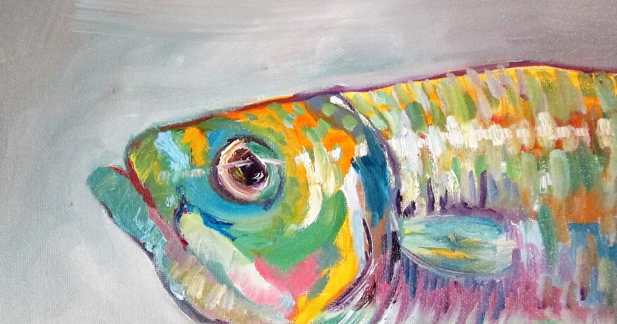 Painting of the Day, Daily Paintings by Delilah: Fish oil painting