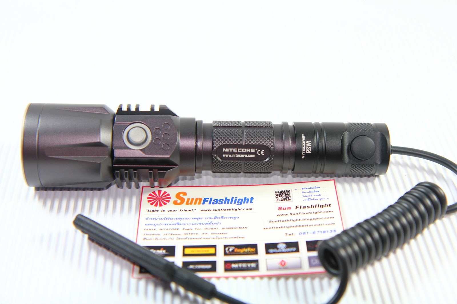 Sun Flashlight จำหน่าย ไฟฉายประสิทธิภาพสูง: สวิทซ์หางหนูแบบสายขด ...