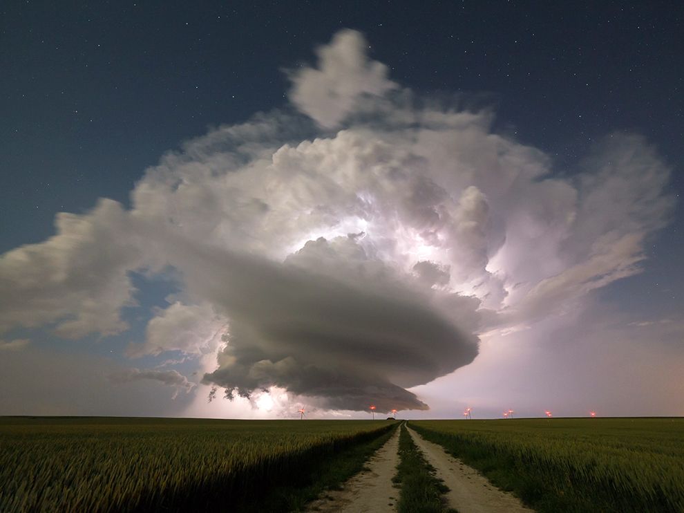 Supercell over France | Earth Blog