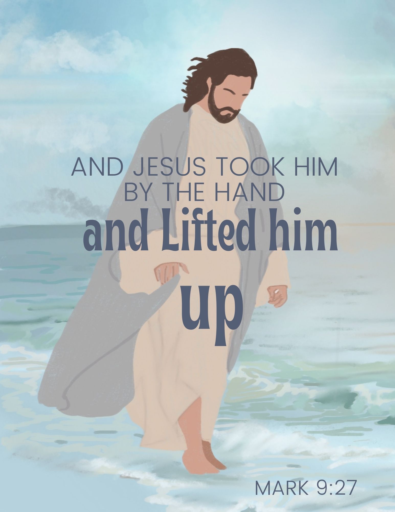 Plenty of Picnics: And Jesus Lifted Him Up