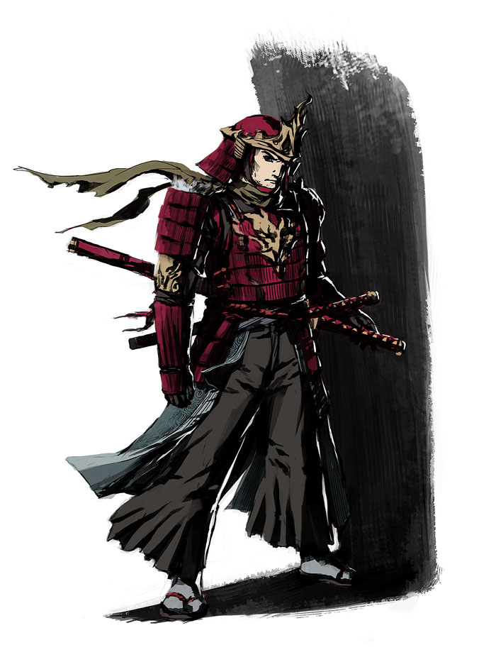 Stoo's Art Blog: Red Samurai