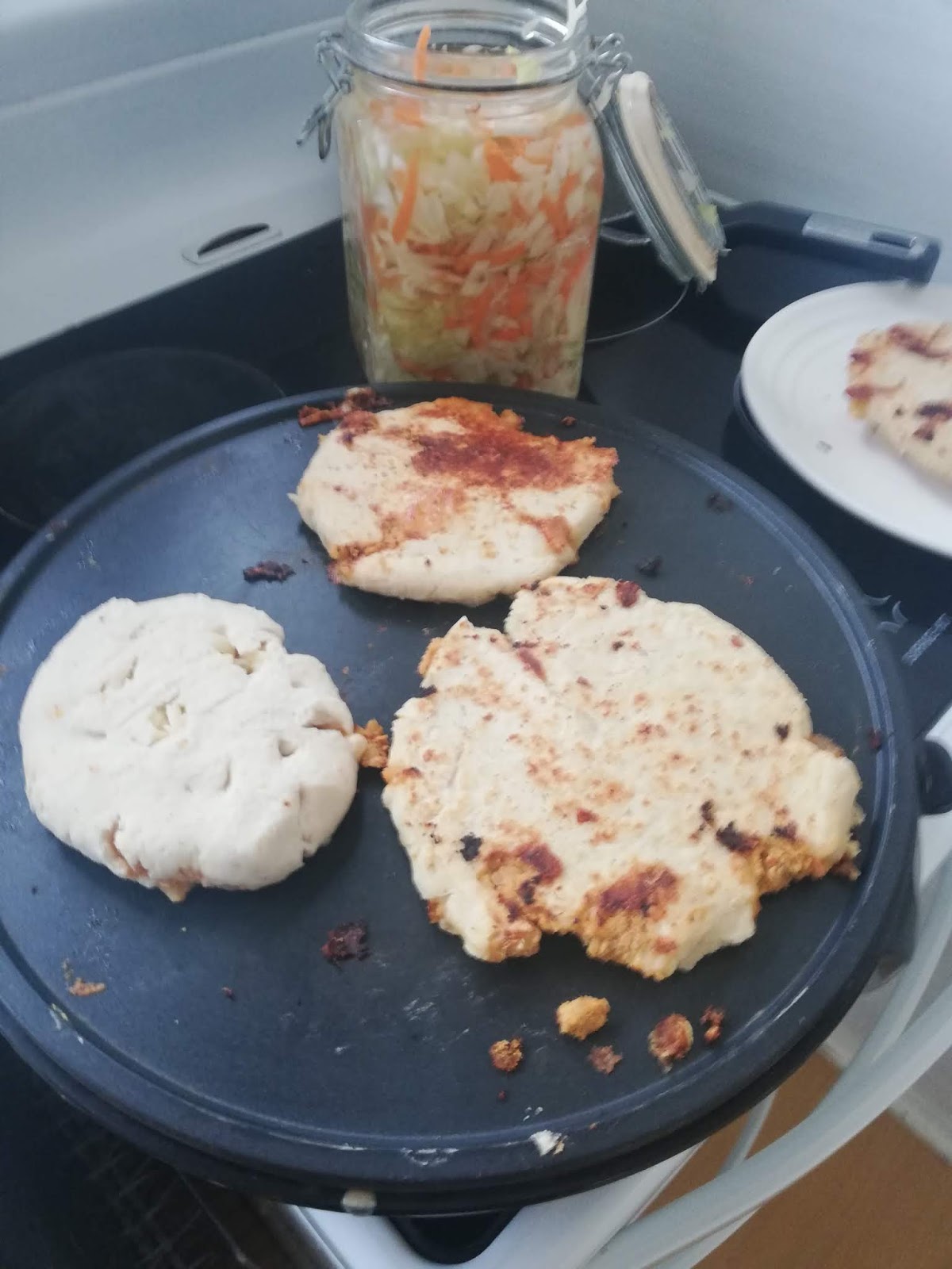 Bim to AM: Pupusa's , Pickled cabbage