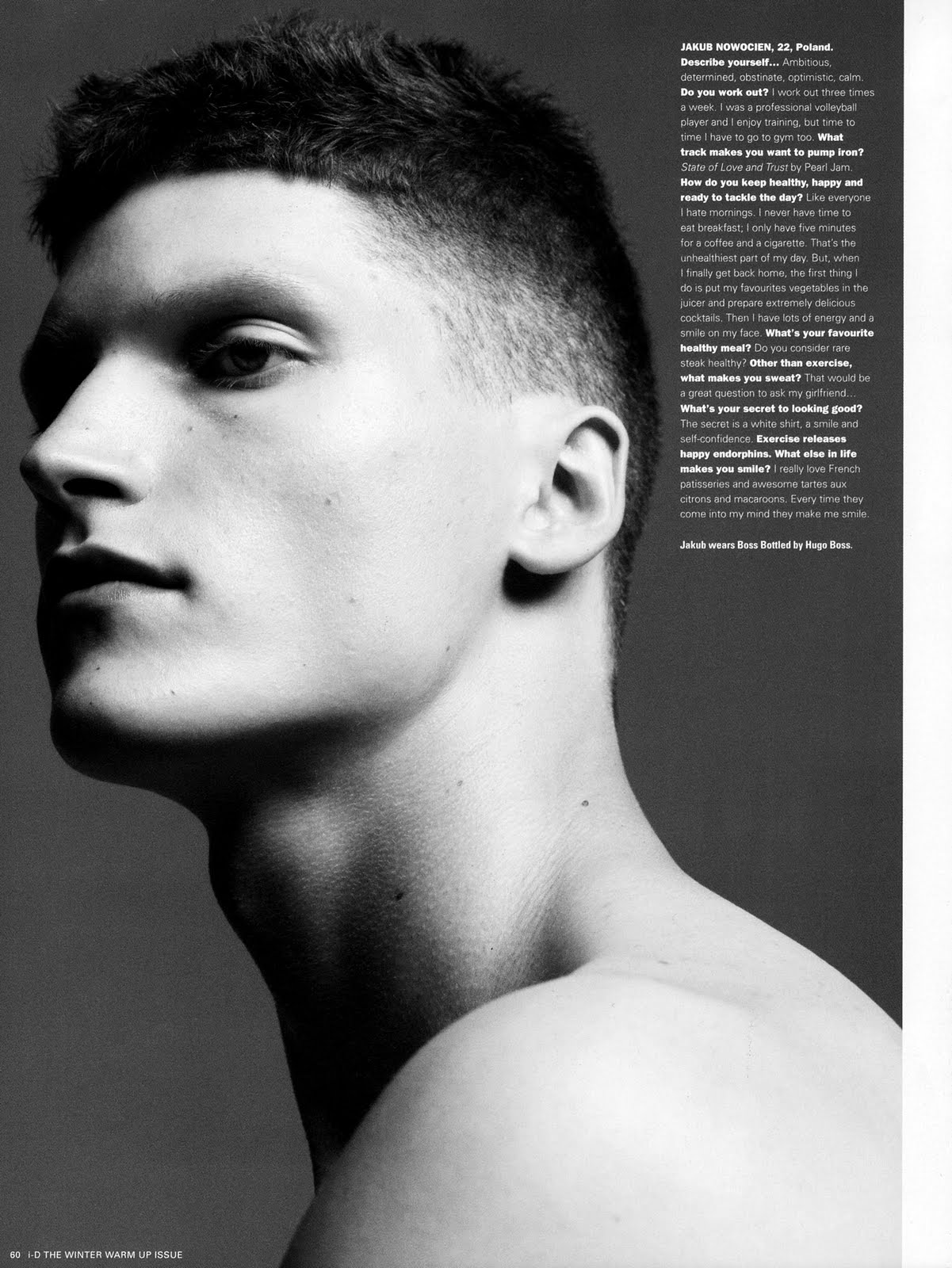 Polish Models Blog: Editorial: Jakub Nowocien for i-D, Winter 2011