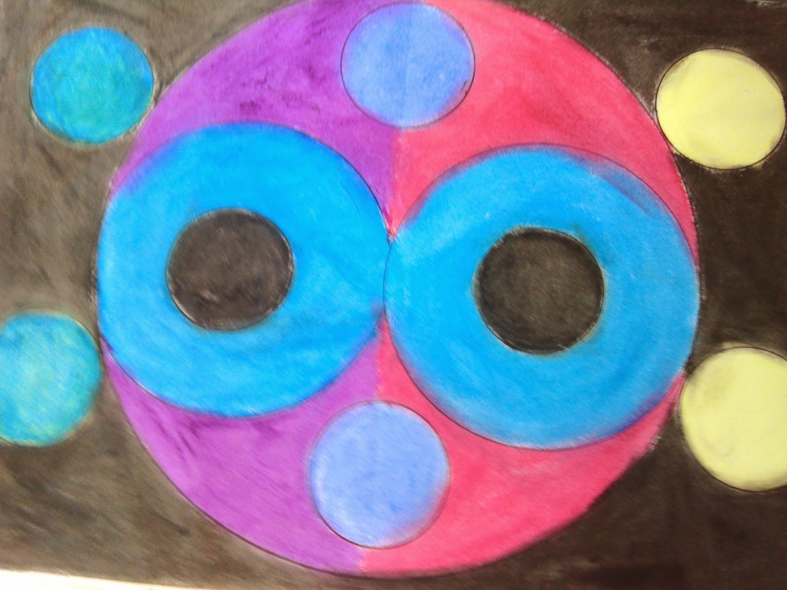 1º ESO EPVA: LÁMINA 21.- REALIZA UNA COMPOSICIÓN CON EL COMPÁS