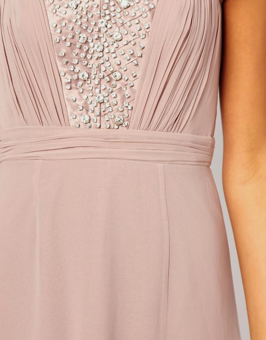 pretties' closet: Lipsy VIP Bandeau Maxi Dress with Embellished Bust