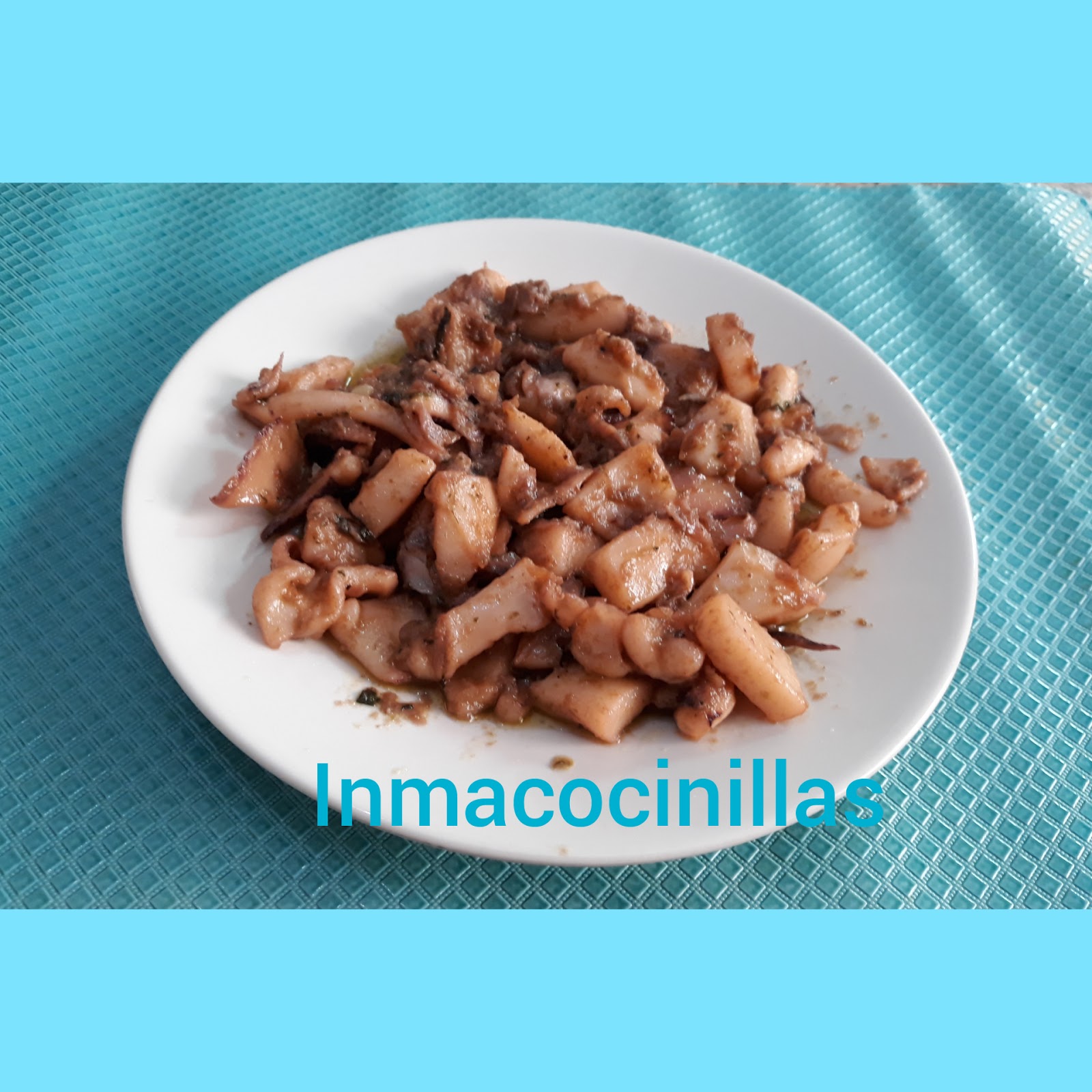 Inmacocinillas: JIBIA AL AJILLO EN THERMOMIX