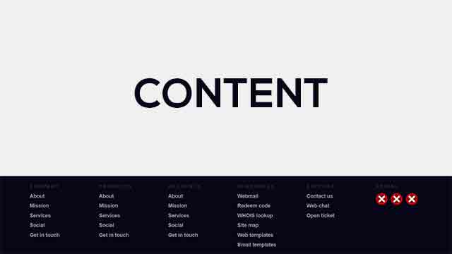 12 Creative Footer Css Html Design Examples