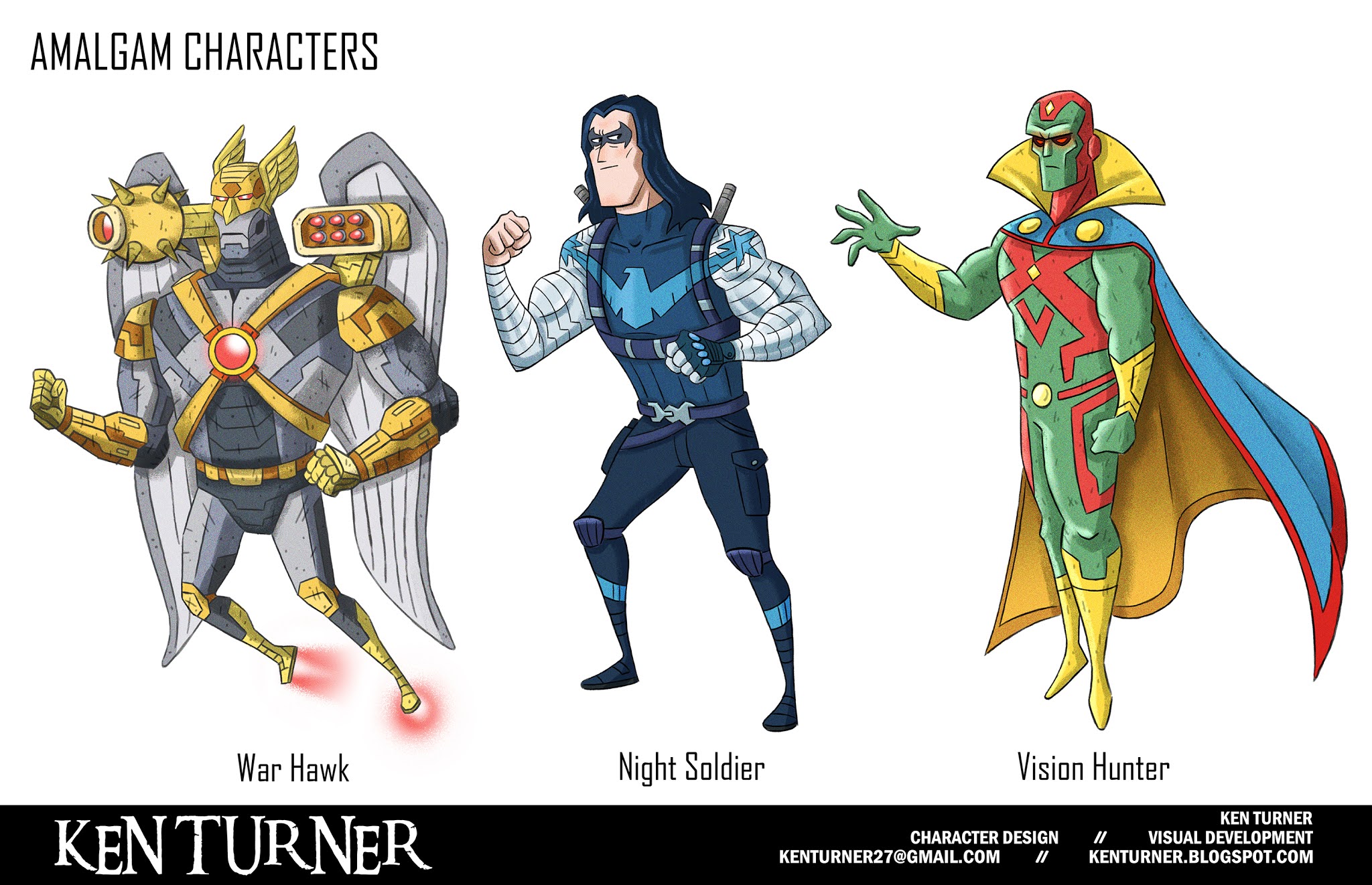 Ken Turner: Amalgam Characters