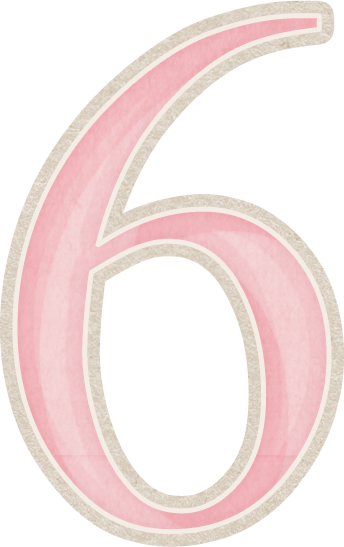 ® Colección de Gifs ®: IMÁGENES DE NÚMEROS EN COLOR ROSADO PARA IMPRIMIR