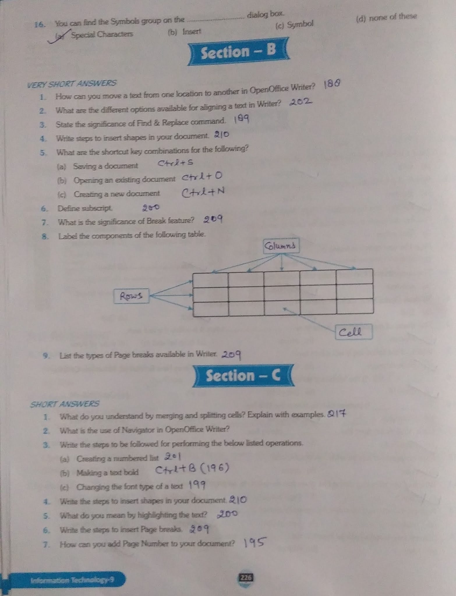 CLASS 9 PART B (UNIT 3) DIGITAL DOCUMENTATION