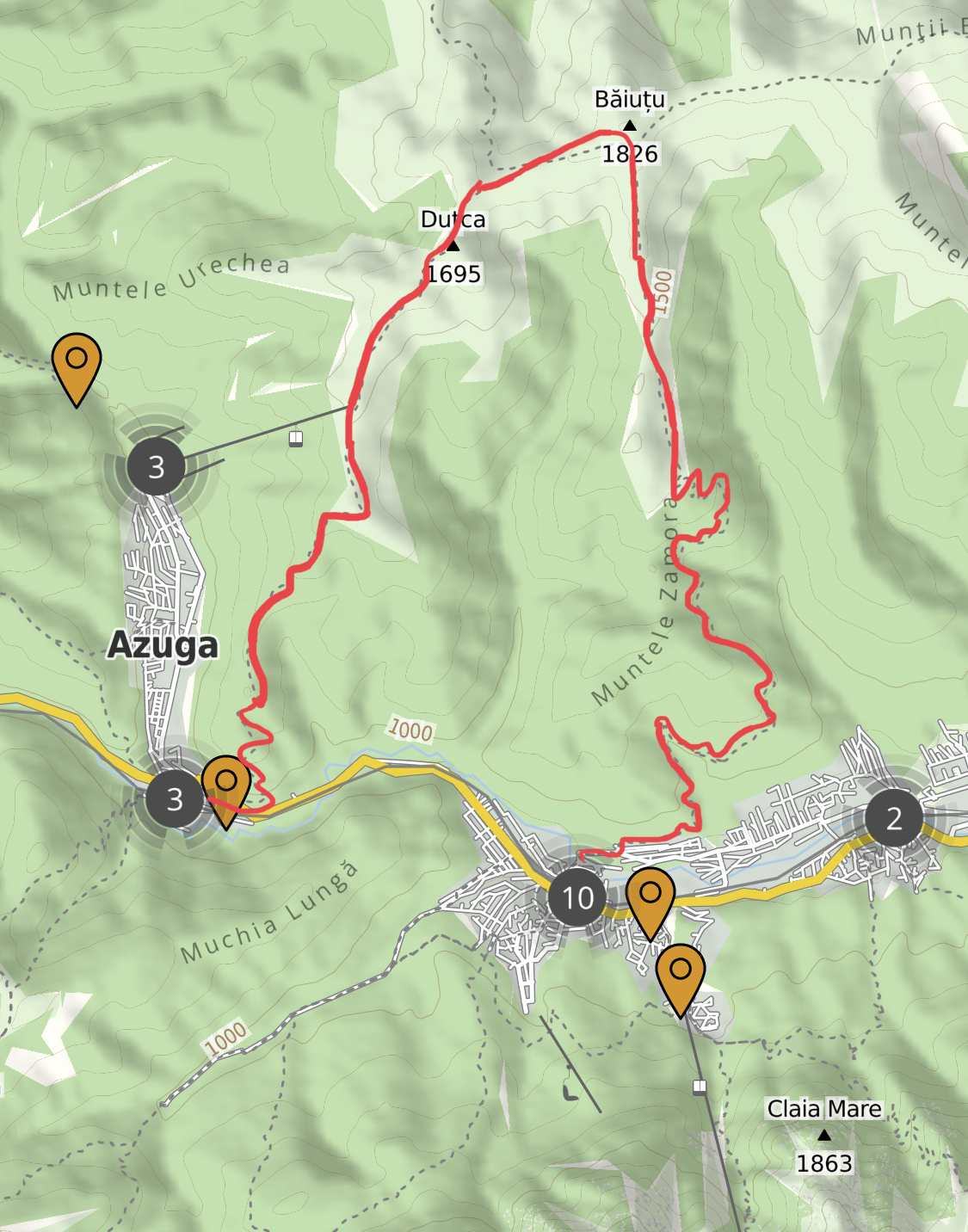 ALPINIADA: Din Buşteni spre Azuga pe culmea Zamorei